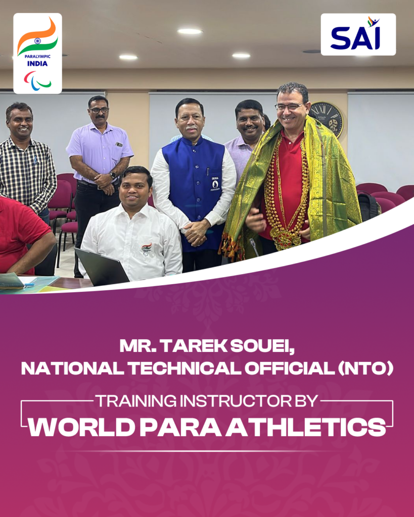 National Technical Official Training by World Para Athletics Instructor ...